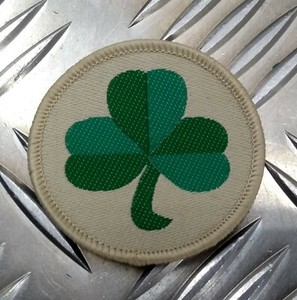 Genuine British Army DPP Desert Issue Irish Infantry Shamrock Patch ...
