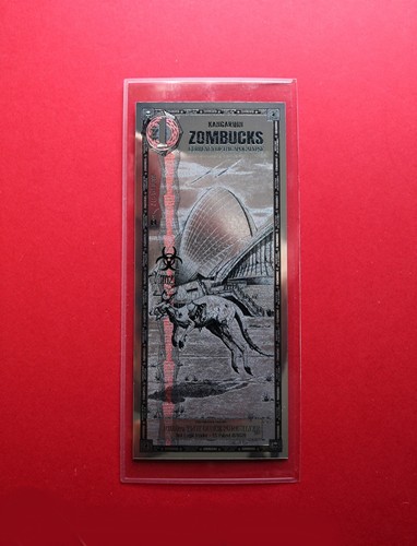 ZOMBUCKS KANGARUIN SILVER NOTE In Acrylic Holder, Free Ship | eBay