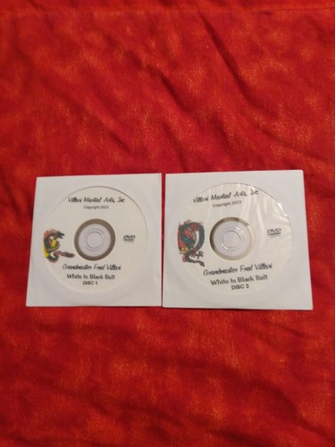 Fred Villari White to Black Belt 2 DVD set martial arts instructional ...