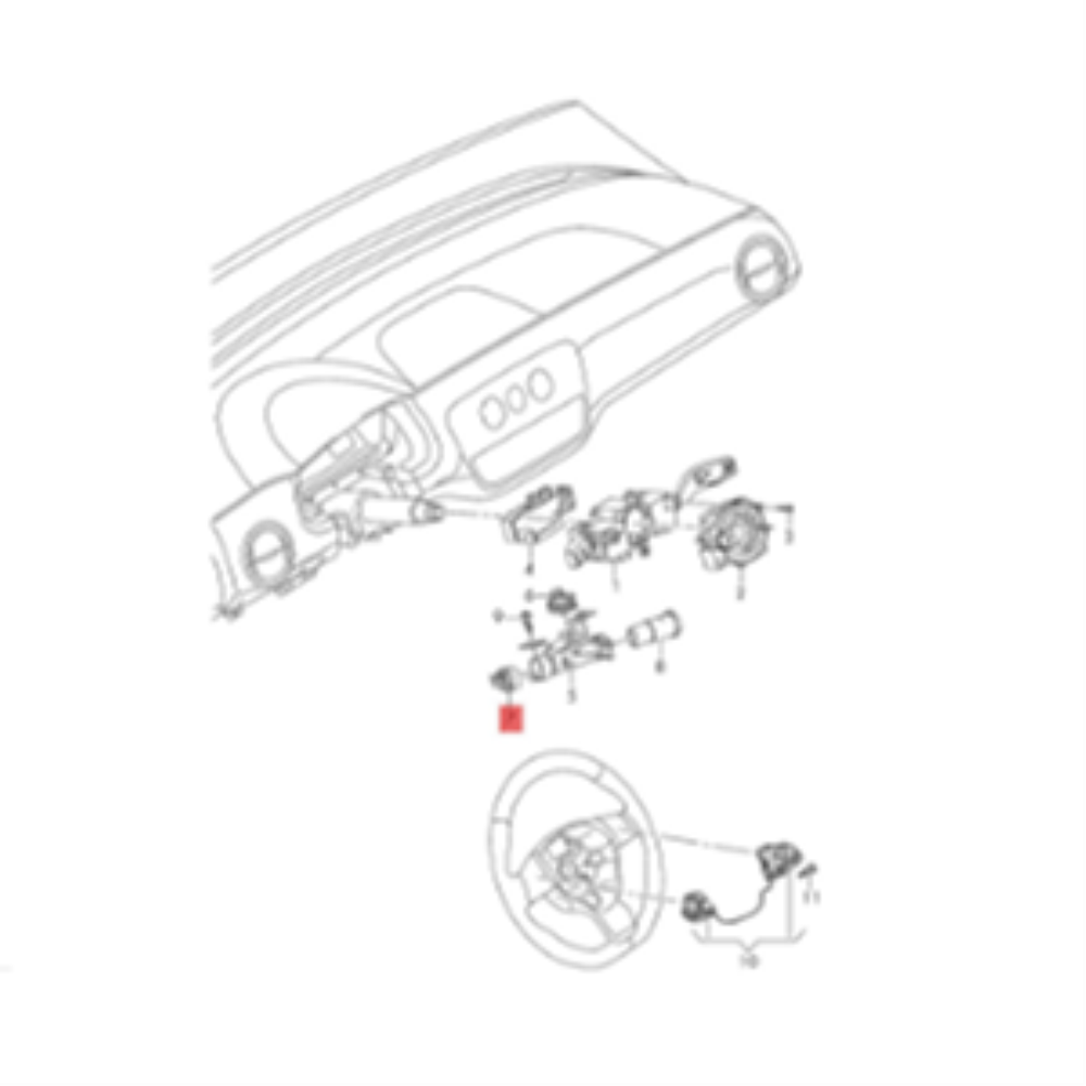 Engine Electric Ignition Control Start Switch For VW Rapid Seat Mii ...