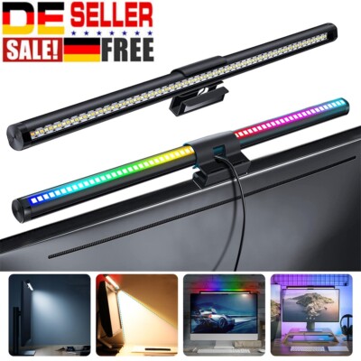 USB Monitor Lichtleiste Dimmbar LED Laptop Bildschirm Leselampe ...