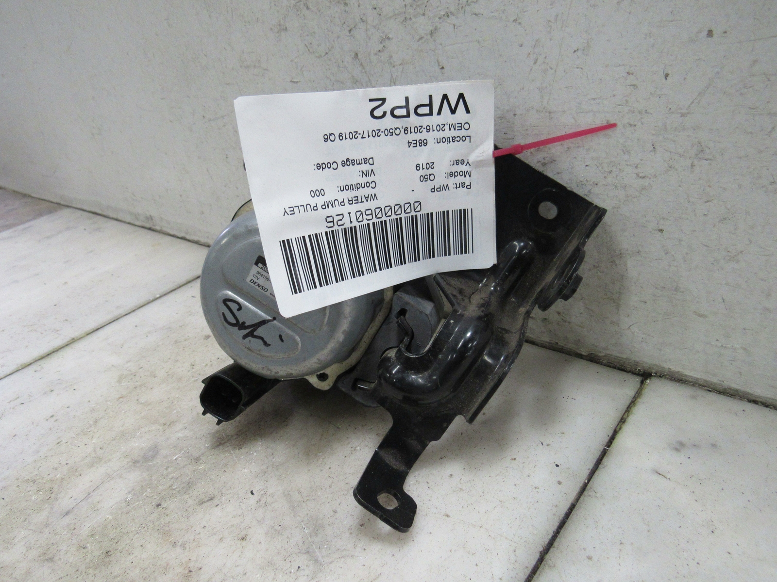 19 INFINITI Q50 - Water Pump Pulley - SUB COOLING3.0L 21580-5CA5A | eBay