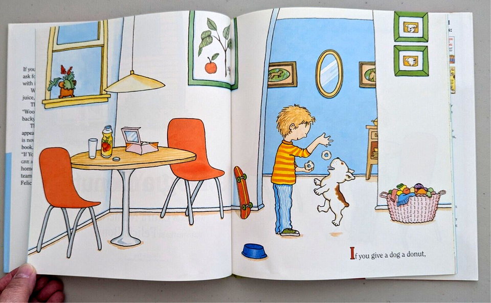 9 Book Lot IF YOU GIVE A MOUSE A COOKIE Laura Numeroff Felicia Bond HB ...