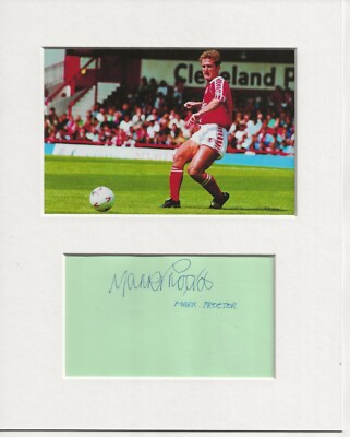 Mark Proctor middlesbrough signed genuine authentic autograph UACC RD ...