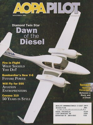 AOPA Pilot (Nov 2004) Diamond DA-42 Twin Star, Cessna 310 History, AG-14, News | eBay