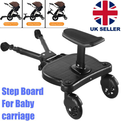 Kids Child Buggy Stroller Step Board Stand Pram Pushchair Toddler ...