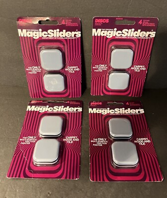 4 Packages Magic Sliders 1-3/4 in. Square Sliders (4-Pack) 16 Total ...