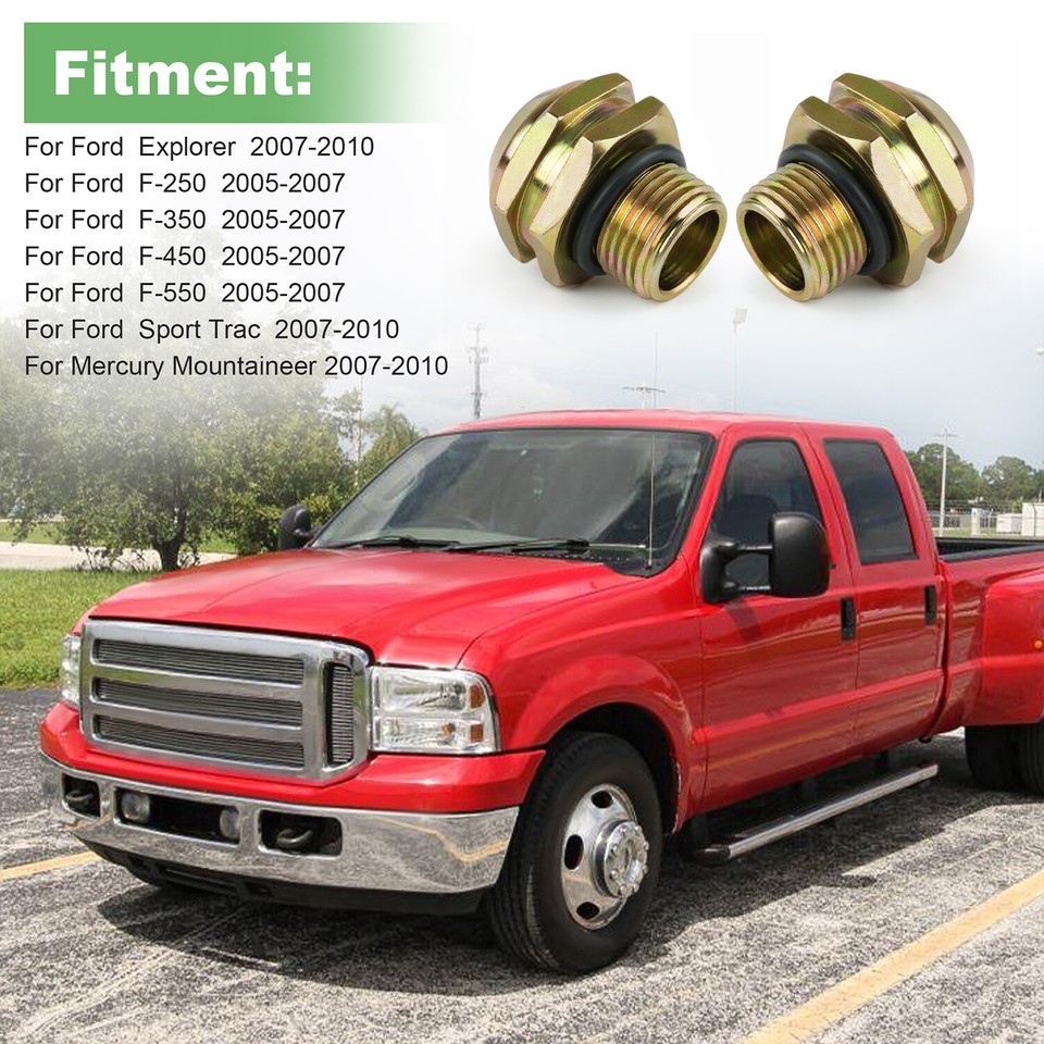 2 Pack Transmission Oil Cooler Line Quick Disconnect Fitting 2005-2007 ...