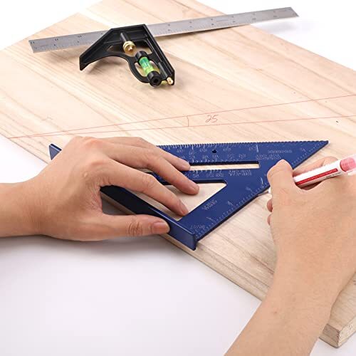 Rafter Square and 12 inch Combo Square Set,Carpentry Squares ...