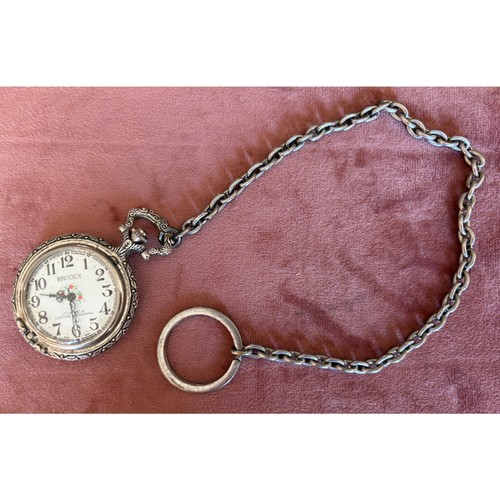BRODEX SHOP POCKET WATCH (cover is missing, unsure of working condition ...