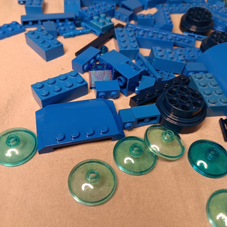 Lot 122 Various Blue Legos Some From Lego City Airport Passenger ...
