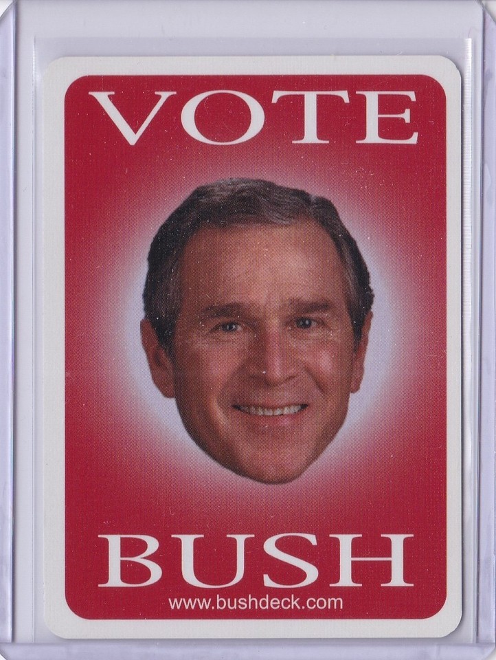 2004 Presidential Vote George Bush Playing Cards #5C L. PAUL BREMER ...