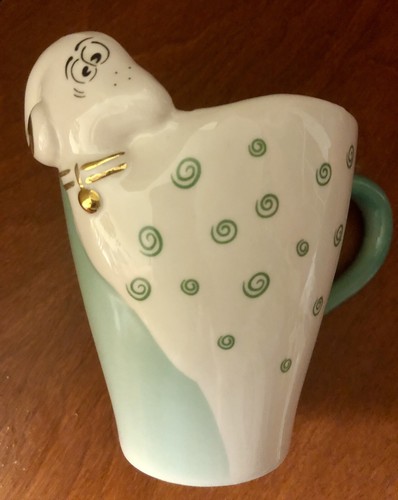 COFFEE TEA MUG CUP (Sweet Living Brand ) RAM PATTERN Mint Green Pre ...