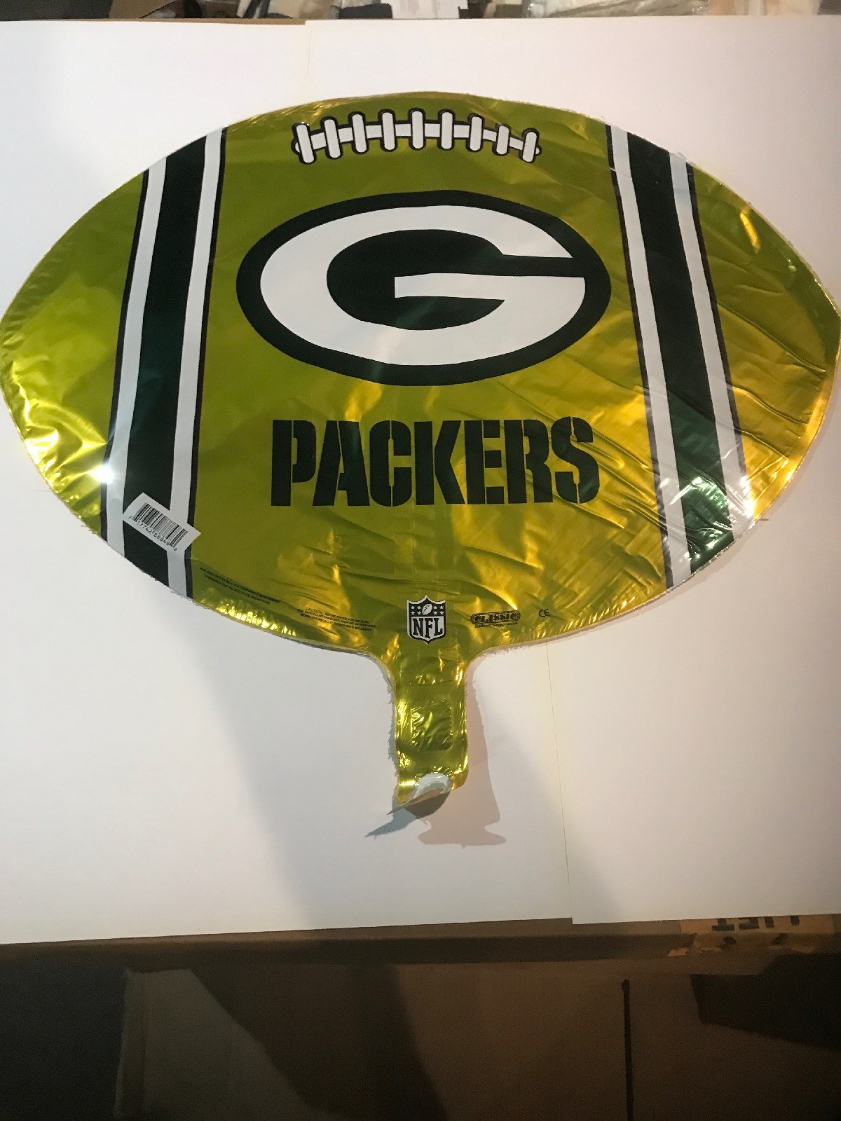 Lot Of 100 Green Bay Packers 18” Football Shaped Party Mylar Foil ...