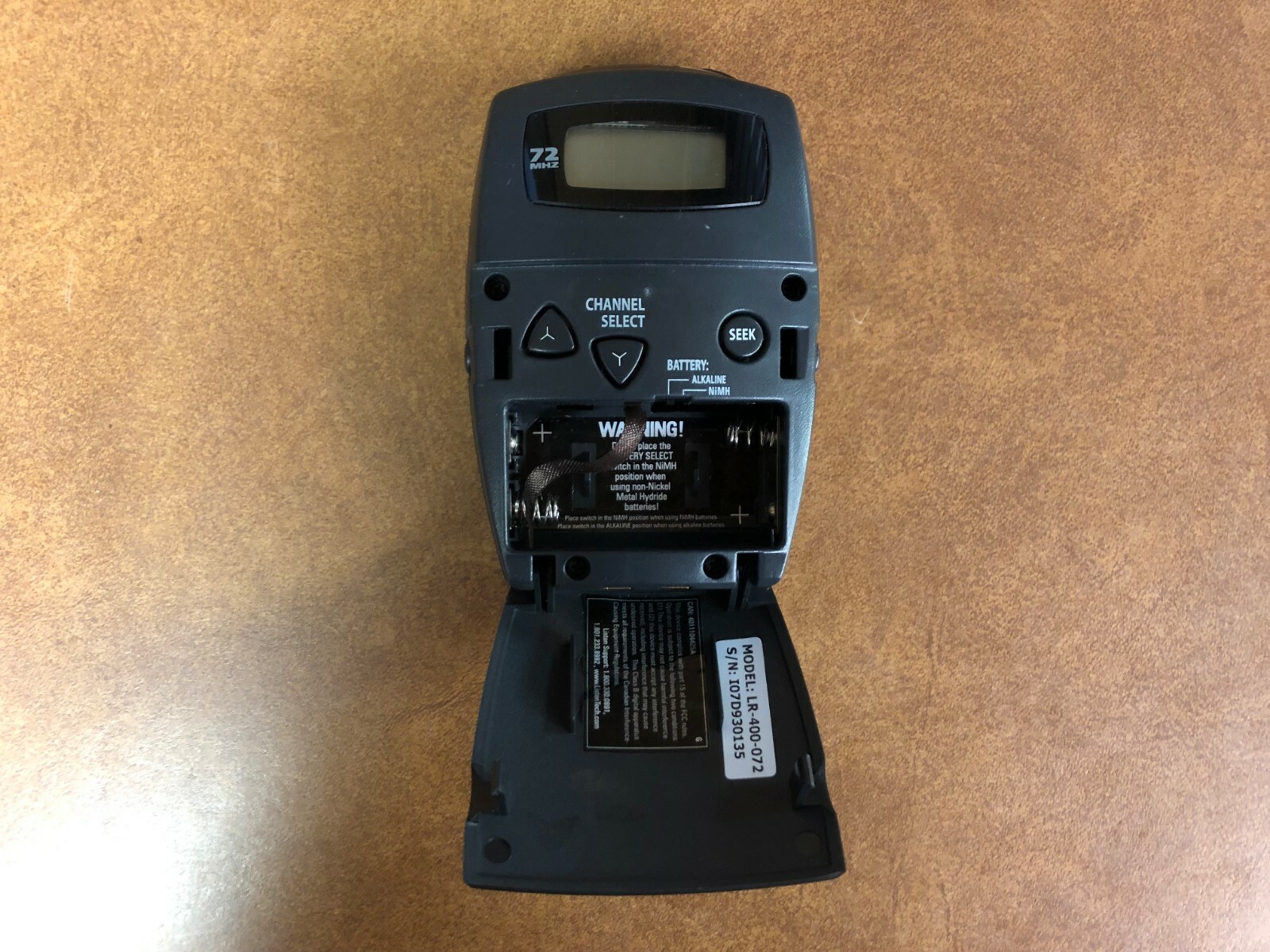 Listen Technologies LR-400-072 PERSONAL RECEIVER W/LCD DISPLAY 72 MHZ ...