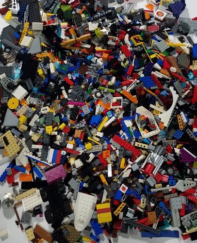 LEGO Bulk Lot 5 Pounds Over 1000pcs+ Bricks Plates Specialty Building ...