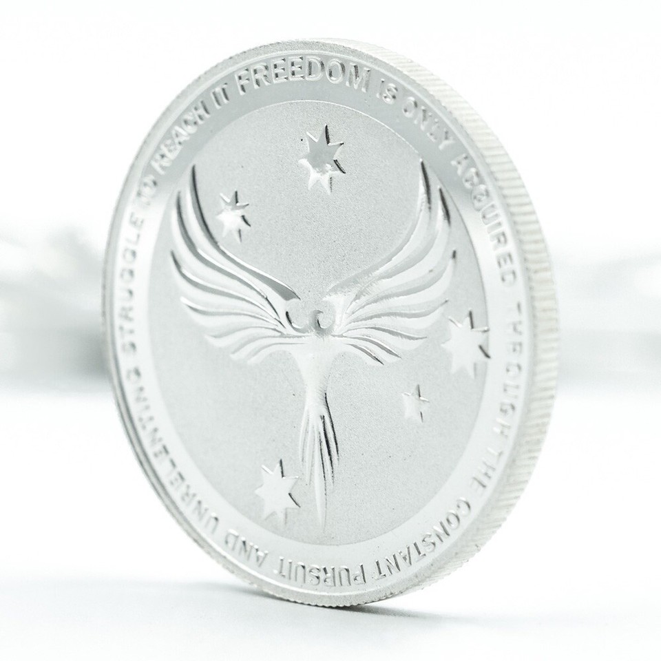 FREEDOM Phoenix COIN - SILVER TROY OUNCE 1oz COIN .999 Great Investment ...