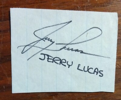 Jerry Lucas Autograph - Cut 1971 NBA Signature | eBay