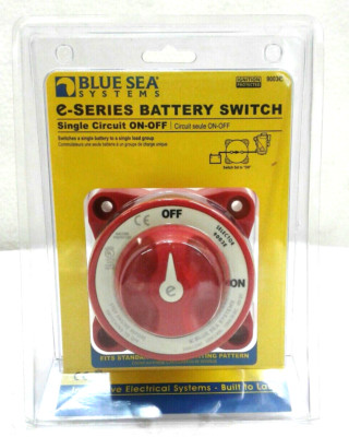 Blue Sea Systems 9003E Single Circuit On-Off E-Series Battery Switch ...