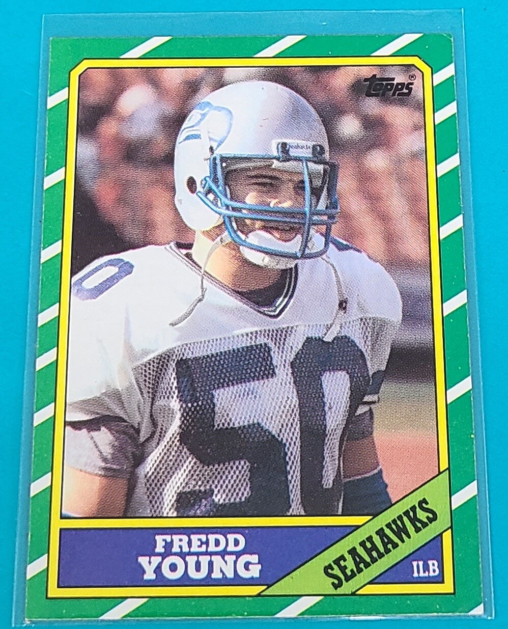 1986 Topps #210 Fredd Young Seattle Seahawks Football Card Y4 | eBay
