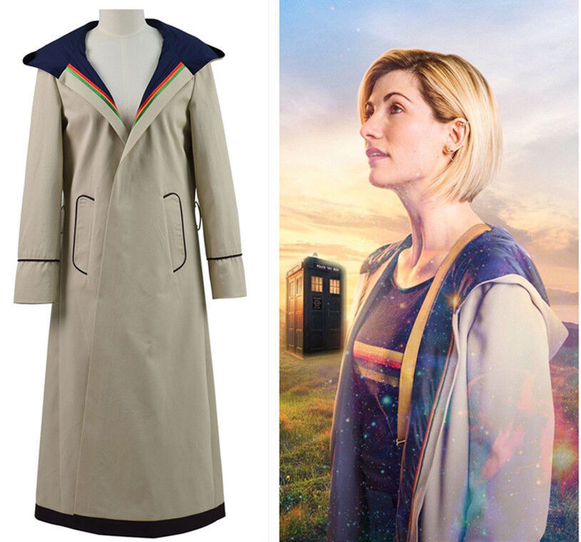 13th female Doctor who Cosplay Costume Coat 13th Doctor Jodie Cosplay ...
