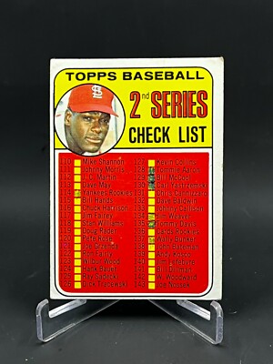 1969 Topps Baseball 2nd Series Checklist Card #107 | eBay