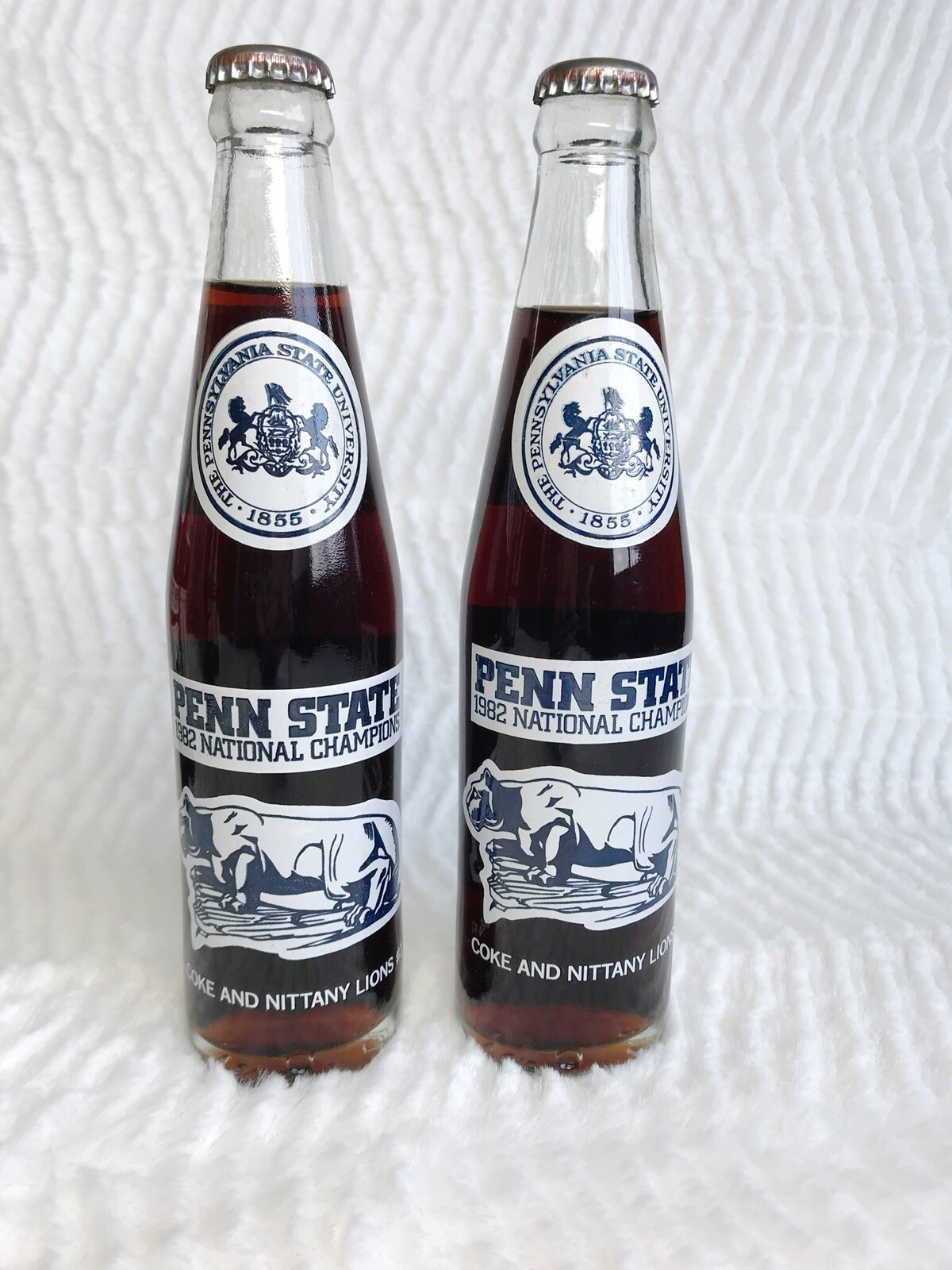 Vintage Coke Collectibles Pair Of Penn State 1982 National Champions | eBay