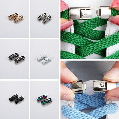 Shoe Charm Shoelace Accessories Lace Lock DIY Sneaker Kits Metal Laces ...