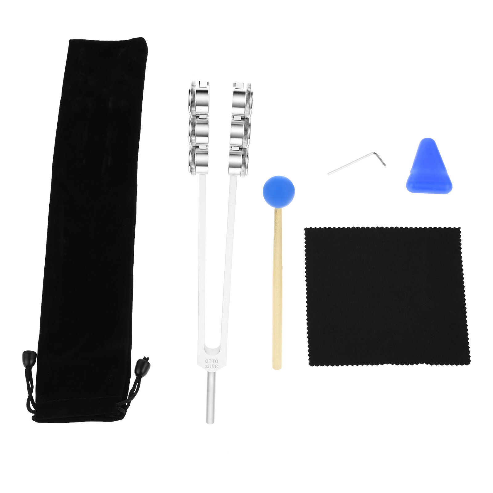 32HZ Weighted Tuning Fork Set Health Professionals Therapists Chakra ...