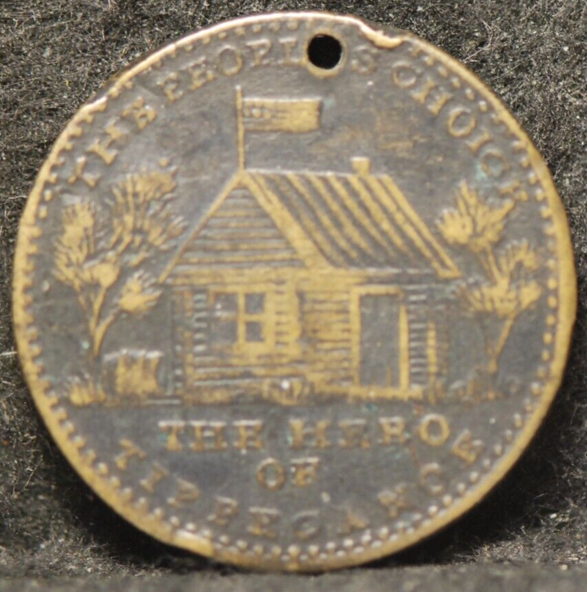 USA, 1840 William Henry Harrison, Tippacanoe, Political Token, (VG ...
