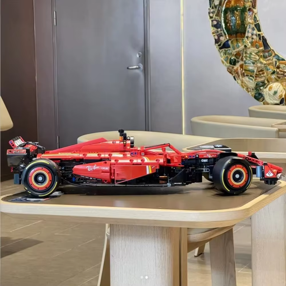 NEW 2024 1361 Pcs Technical F1 1:8 Ferrari SF-24 Building Blocks F1 ...