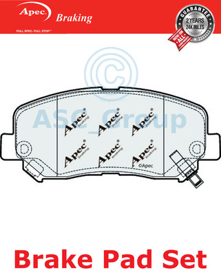 Apec Brake Pads Set OE Quality Replacement PAD2076 | eBay