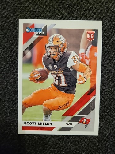 2019 Panini Donruss Scott Miller Rookie Card #300 Tampa Bay Buccaneers ...