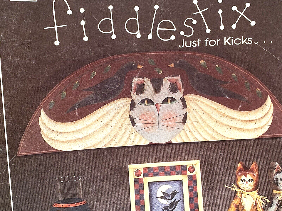 Cats Fiddlestix Just for Kicks Decorative Painting Jeri Francis Kim ...