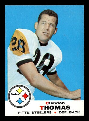 Clendon Thomas 1969 Topps #42 Pittsburgh Steelers GD-VG | eBay