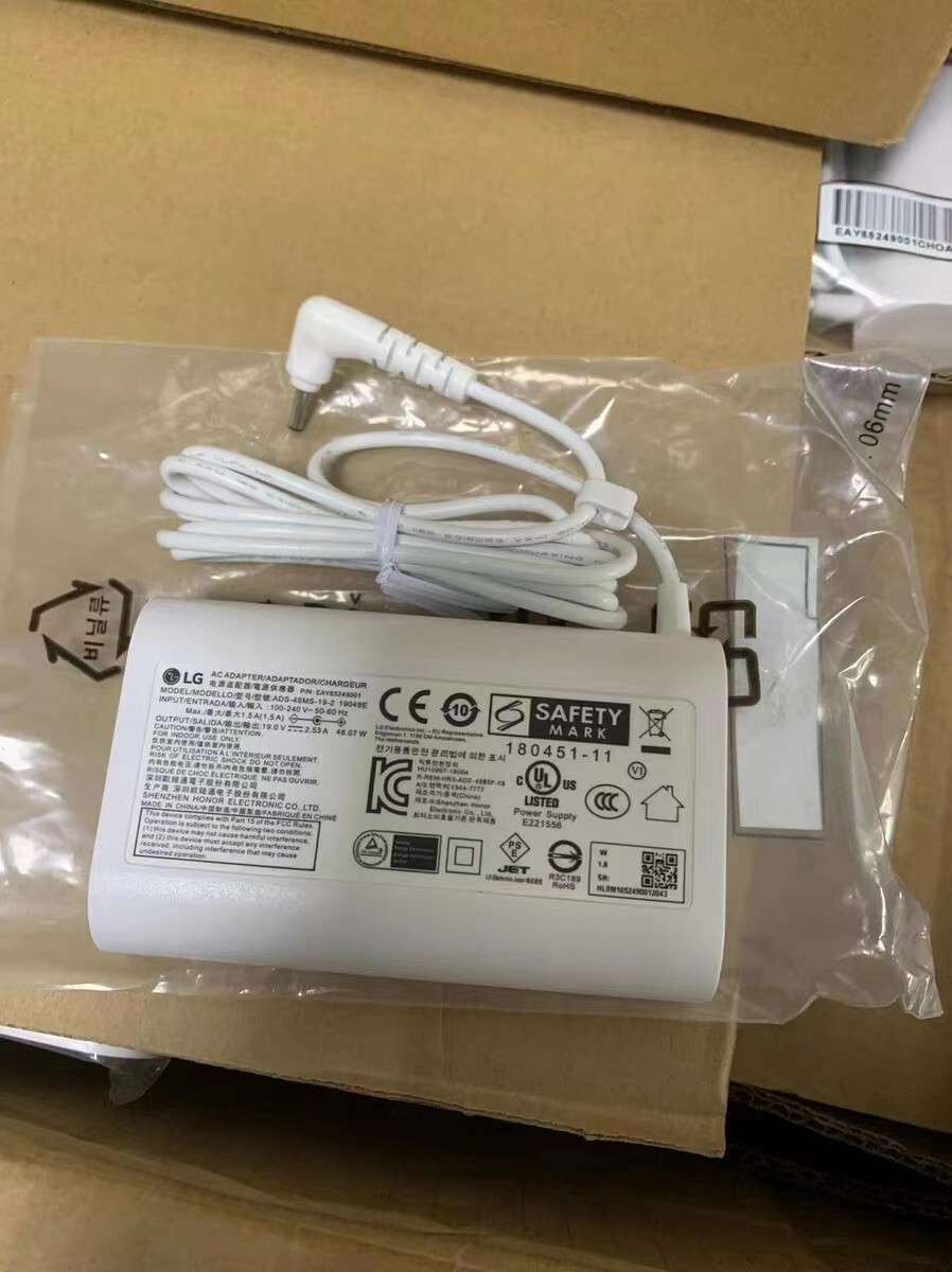 Original LG gram 15Z95N-H.AAC8U1 ADS-48MS-19-2 19V 2.53A AC/DC Adapter ...