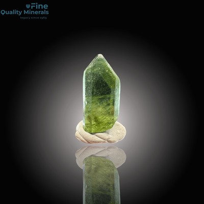 Vibrant Peridot Crystal with Rutile Inclusions | eBay