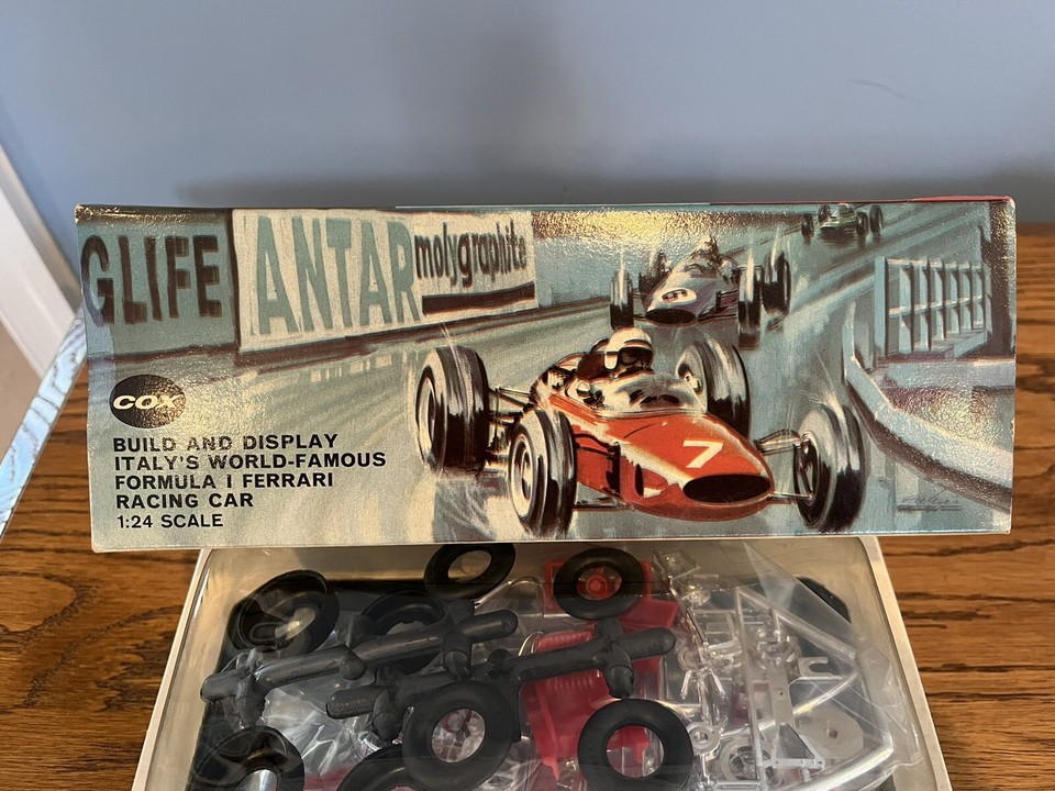 NOS Vintage COX Formula 1 Enzo FERRARI Showcase Hobby Model Kit 1/24 ...