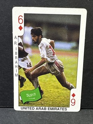 Vtg Dandy Football Bubble Gum Playing Card A. R. Ibrahim United Arab ...