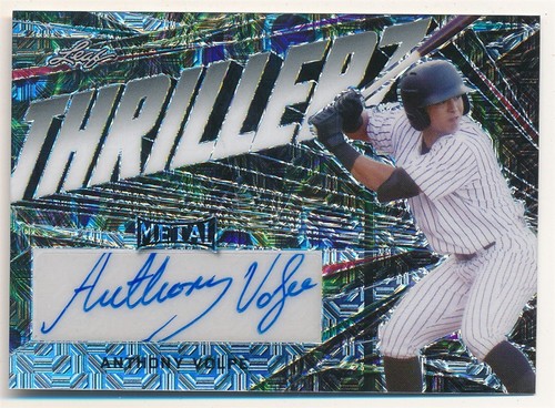ANTHONY VOLPE 2022 LEAF METAL DRAFT RC THRILLERZ PROOF AUTOGRAPH SP ...