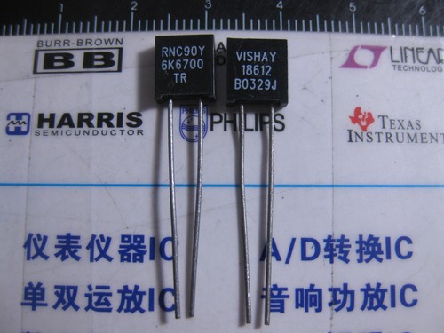 1x RNC90Y 6K6700 TR Vishay RNC90 Series Metal Foil Resistors ...