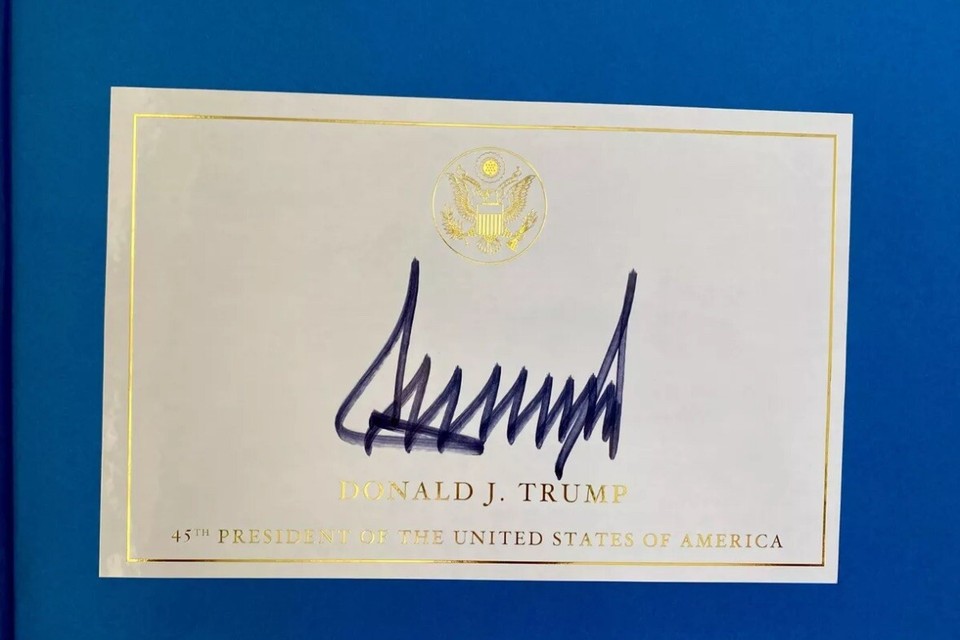 President Donald J. Trump New SAVE AMERICA Signed Autographed Hardcover ...
