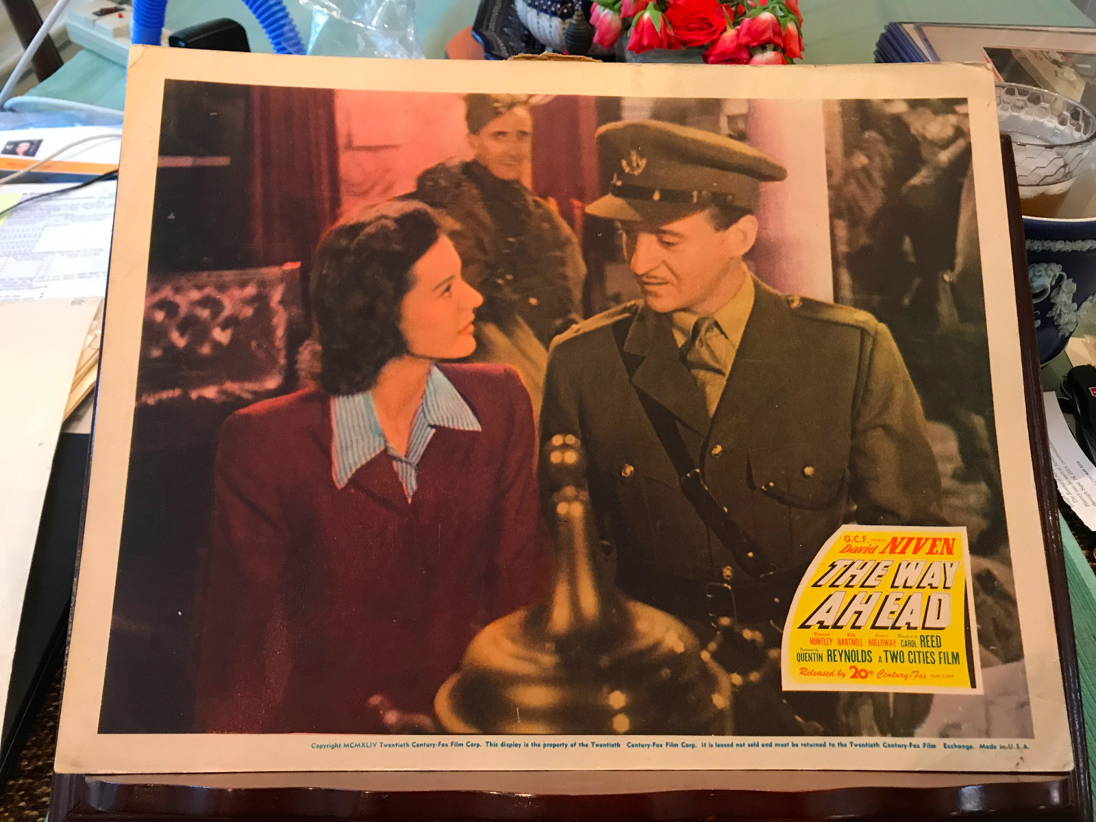 Way Ahead, The 1944 20th Century Fox lobby card David Niven Renee ...