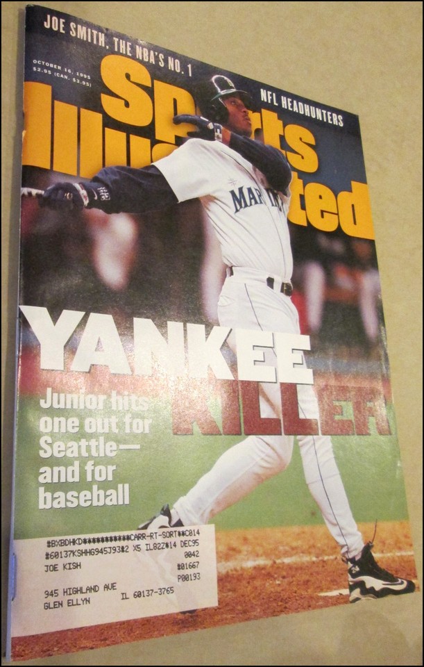 10/16/1995 Sports Illustrated Ken Griffey Jr. Seattle Mariners Beat the ...