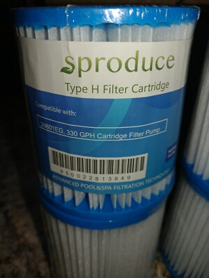Type H Filter Cartridge Replacement Swimming Pools Box of 6 | eBay