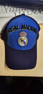 REAL MADRID CF HAT CAP CURVED BILL ADJUSTABLE EMBROIDERED TRIM -02 | eBay