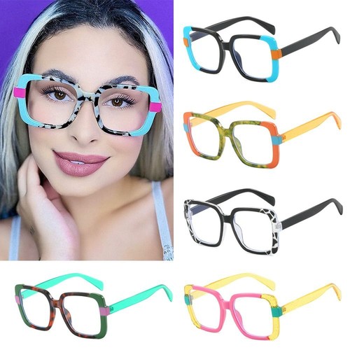 Ultralight Square Eyeglasses Eye Protection Computer Goggles Men Women ...