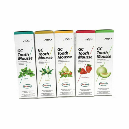 PACK OF 10 Dental GC Tooth Mousse Recaldent Topical Creme 40g Tube | eBay