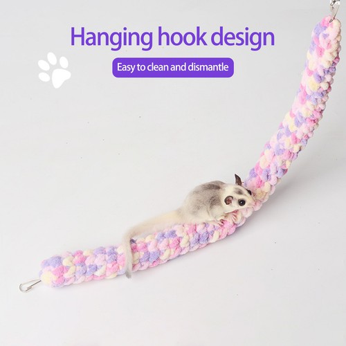 Hamster Swing Toy Easy to Clean Play Parrot Climbing Rope Hamster ...