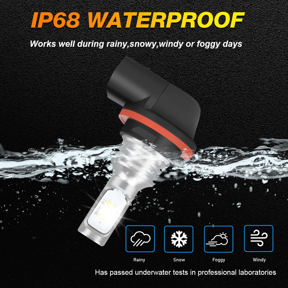 Polaris ATV models 30/30w 3 Prong 6000K Headlight Bulbs Replacement For ...